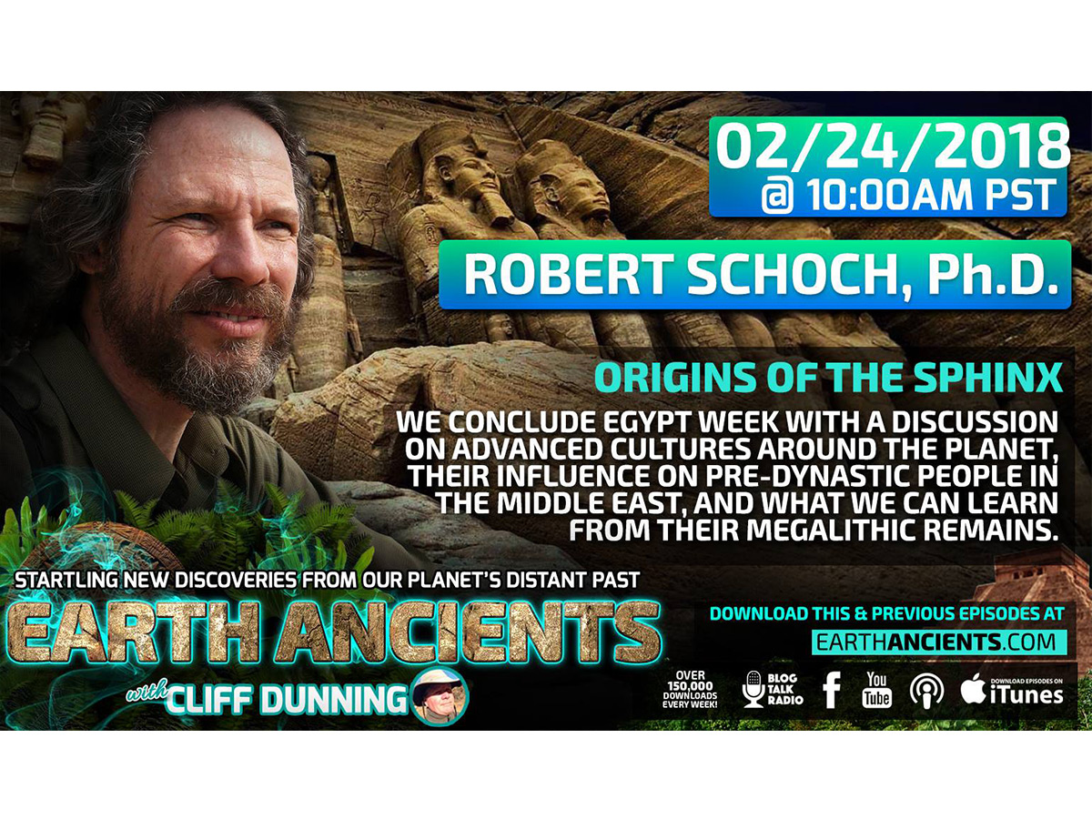 Robert Schoch, Ph.D.: Origins of the Sphinx Revisited - Earth Ancients