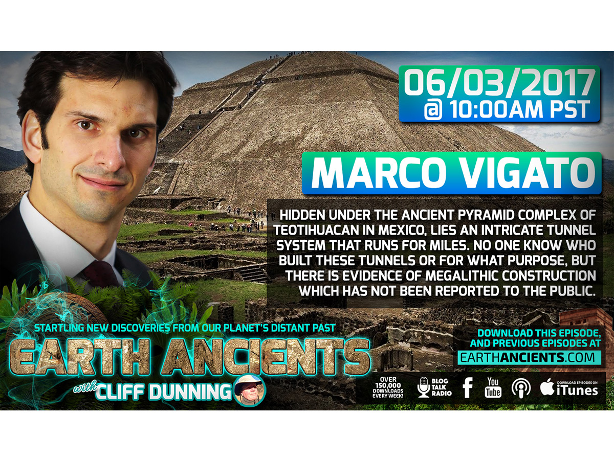 Marco Vigato: The Tunnels of Teotihuacan, Evidence of Megalithic ...