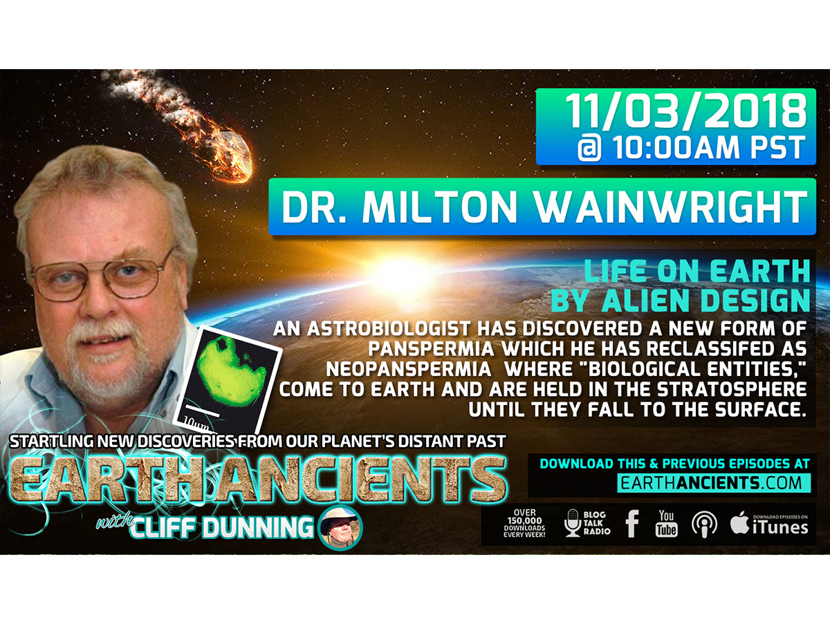 Dr. Milton Wainwright: Life on Earth by Alien Design - Earth Ancients